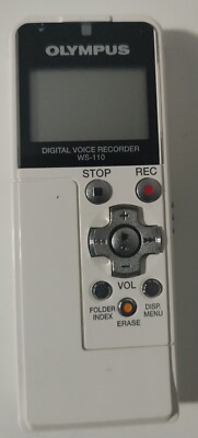 Olympus #WS-110 Handheld Digital Voice Recorder/Pre-owned/Tested-Works ...