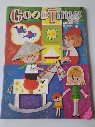 Vintage Coloring Book Good Times 1975 Waldman Publishing Unused | eBay