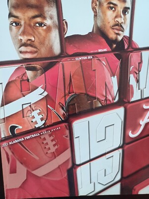 ALABAMA FOOTBALL MEDIA GUIDE 2013 HA HA CLINTON DIX COVER | eBay