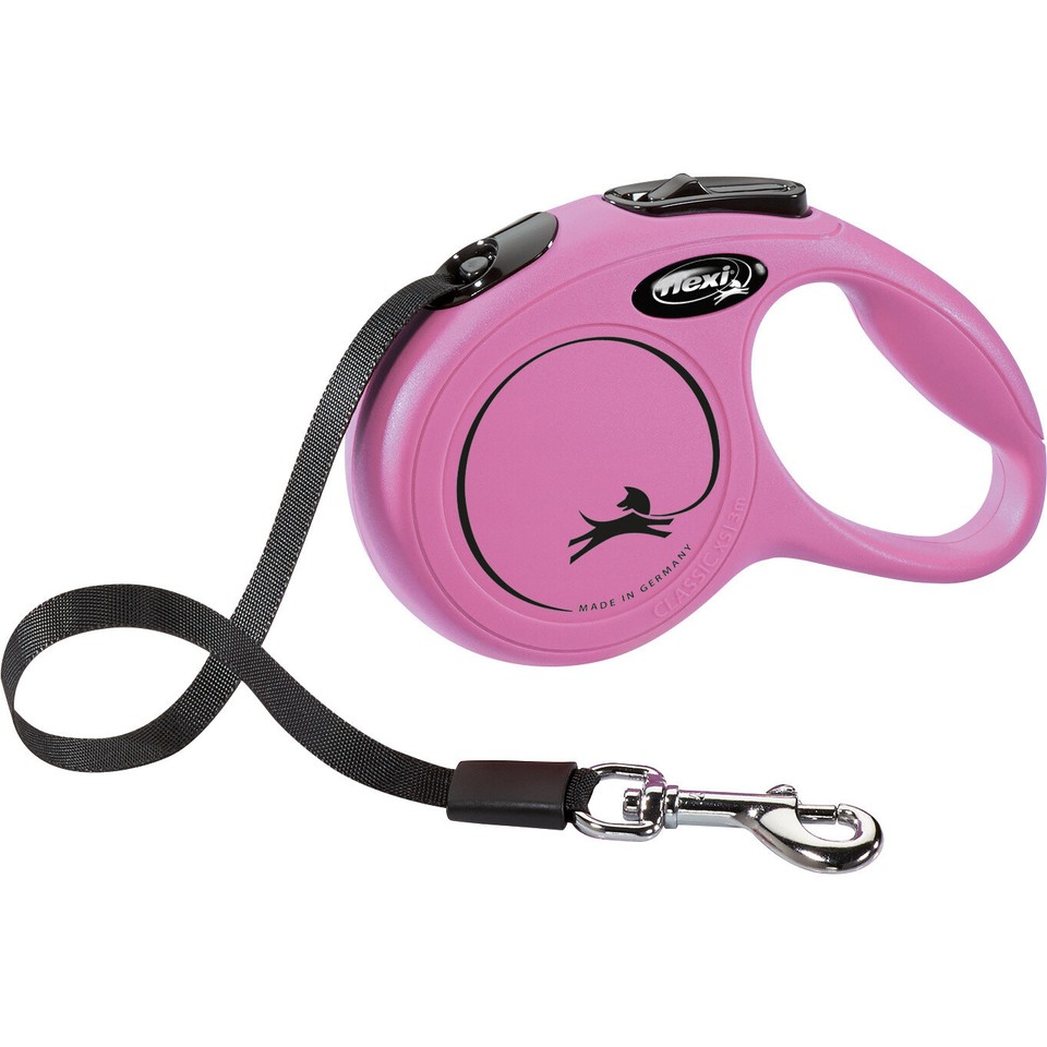 Flexi New Classic Dog Puppy Tape Retractable Extendable Lead Small ...