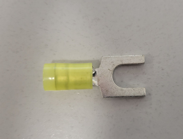 Panduit - PN10-14F-L - Fork Terminal nylon ins. 12- 10 AWG 1/4 size ...