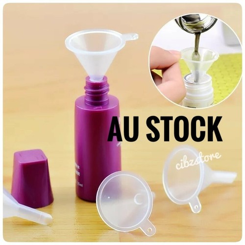 3pc Mini Plastic Funnel Filling Diffuser Liquid Oils Dropper Bottle Lab ...