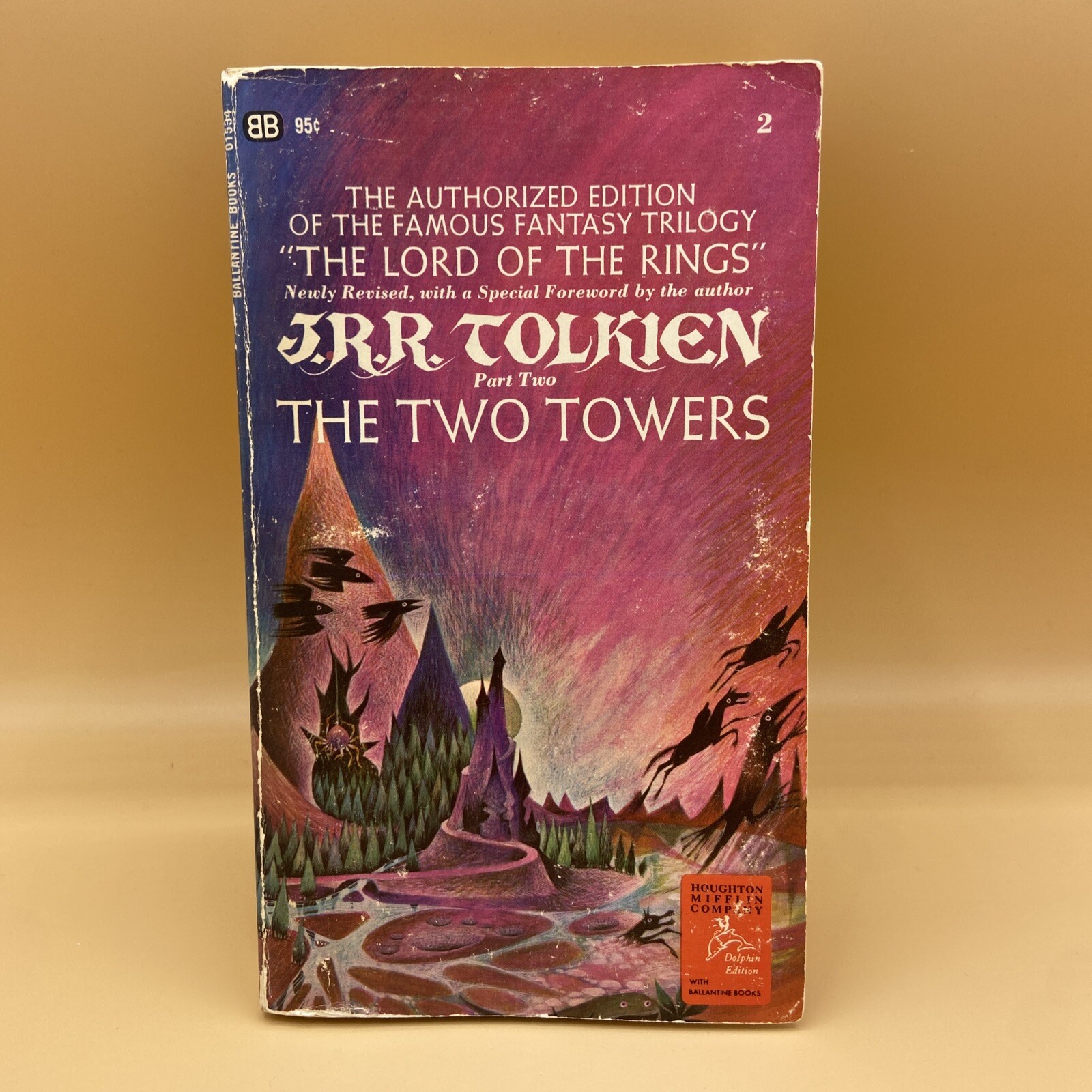 Lord Of The Rings The Two Towers Book Cover