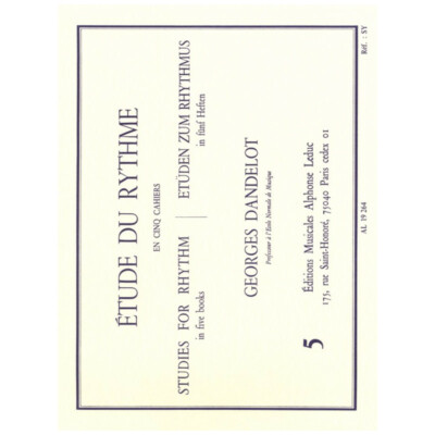 Etude Du Rythme Vol.5 - Georges Dandelot | eBay