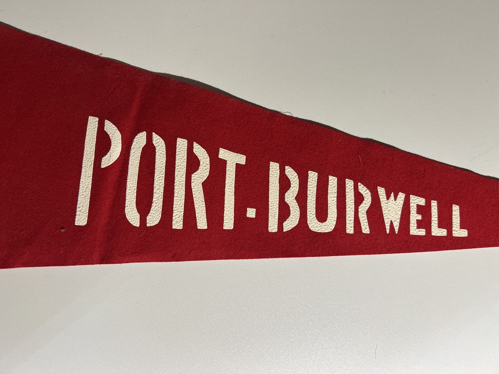 Vintage Port Burwell Canada - Pennant, Felt Banner Ontario Souvenir ...