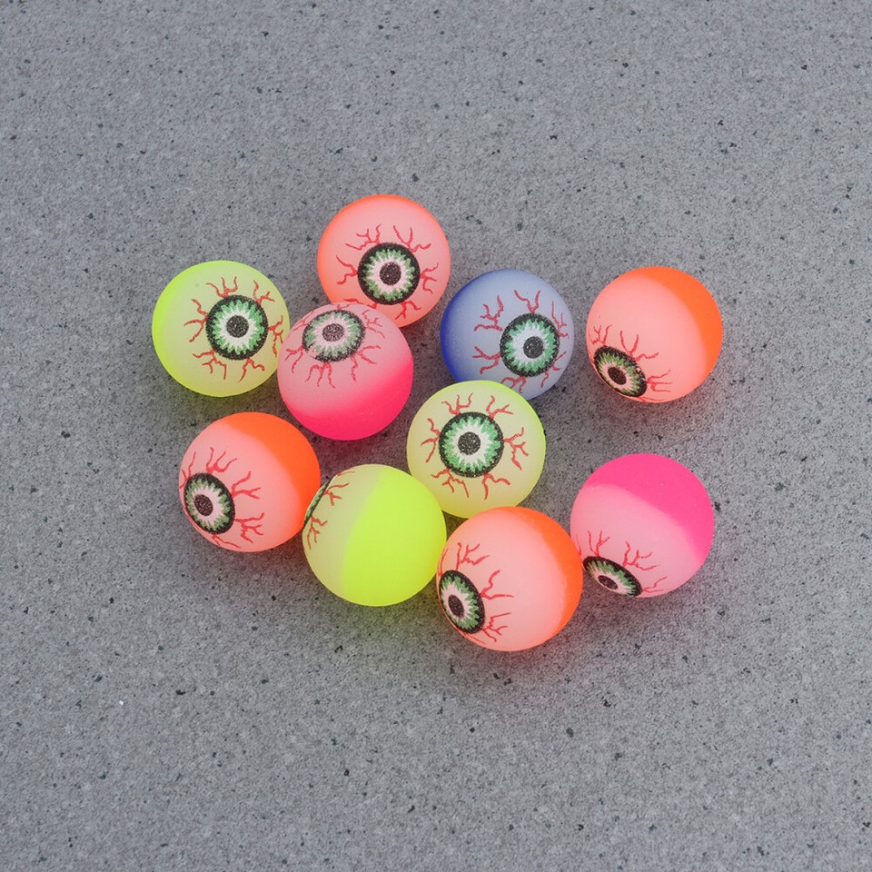 30 Pcs Eye Bouncing Ball Child Halloween Decorations Big Craft Eyeballs ...
