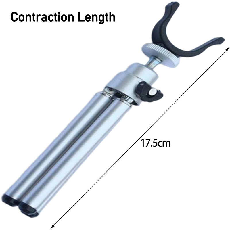 Ice Foldable Telescopic Tripod Rods Rests Pole Support Stand Fishing ...