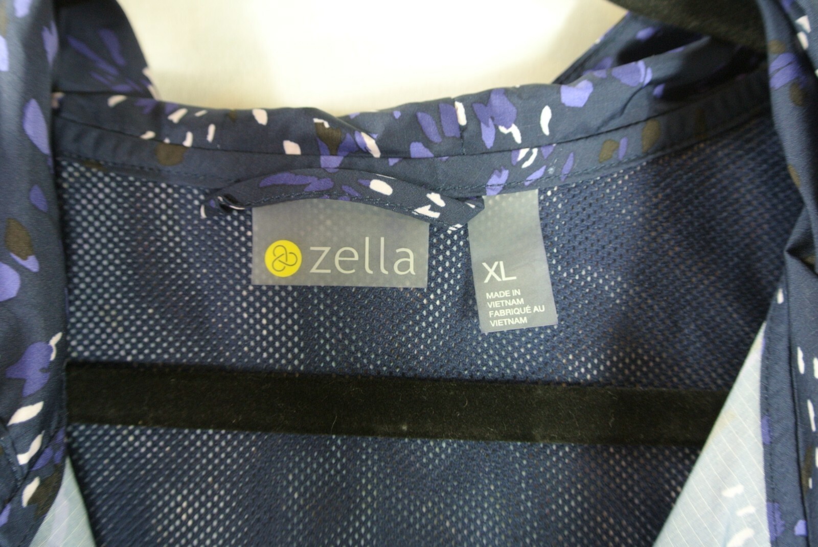 NEW Zella Aerin Windbreaker Jacket in Navy Confetti-Size XL #NA232 | eBay