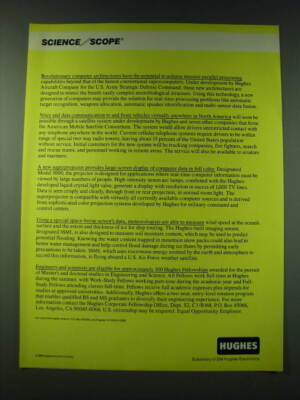 1989 Hughes Aircraft Ad - Revolutionary computer architectures | eBay