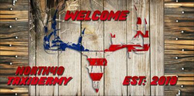 CUSTOM WELCOME HUNTERS HUNTING QUALITY VINYL BANNER SIGN 3' x 6' | eBay