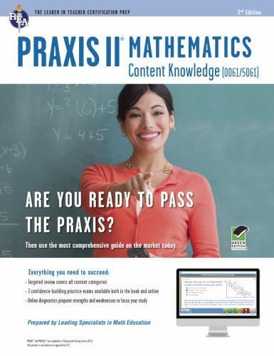 Praxis II Math Content Knowledge (0061) 9780738610528| eBay