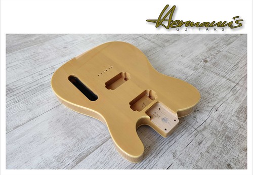 Tele Alder Body, Hh Groove,Butterscotch - Cream Double Bindings, Weight ...