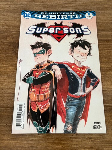 Super Sons # 1 NM 1st Print Variant Cover DC Comic Book Rebirth ...