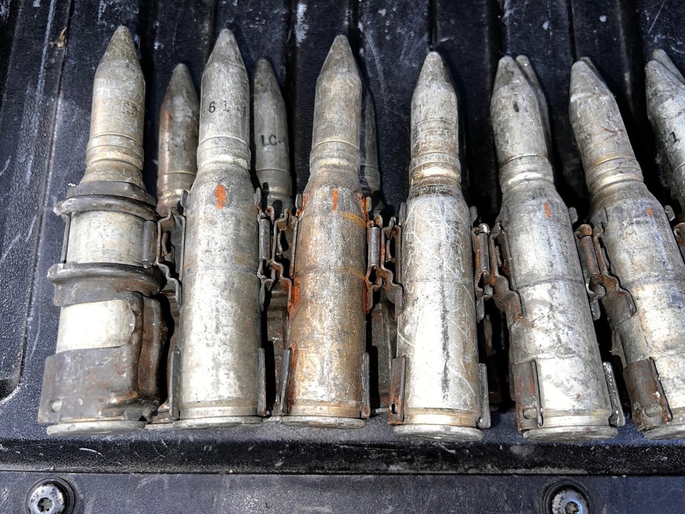 20mm Dummy Shell Round 55 Attached Belt M61 Vulcan Vietnam Artillery ...