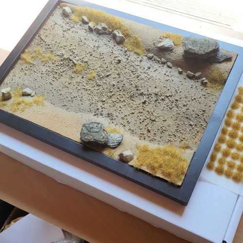 DIORAMA BASE COMPLETED Model Kit 1/35 1/48 IRAQ AFGHAN GULF DESERT ROAD ...