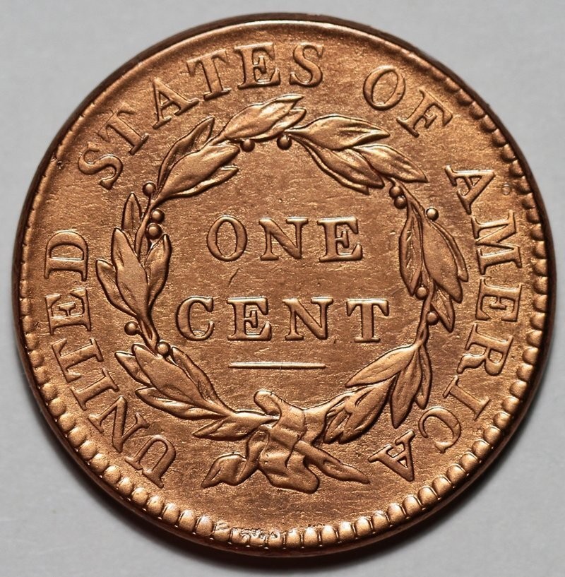 1819/8 Coronet Head Large Cent - Lacquered - US 1c Copper Coin | eBay