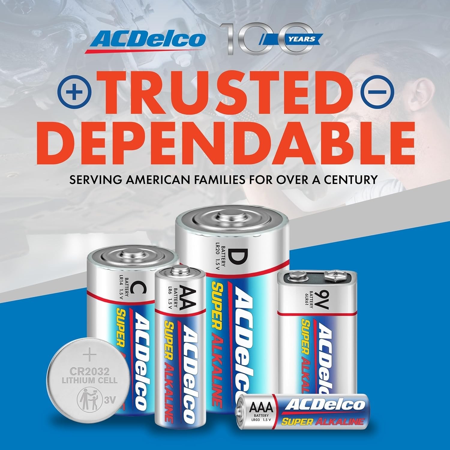 Acdelco Double AA and Triple AAA Batteries, 40-Count Battery Combo Pack ...