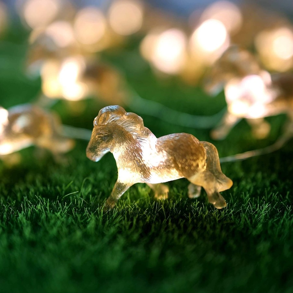 Horse Fairy String Lights Pony Cute Decorative Lights 20 LEDs Night ...