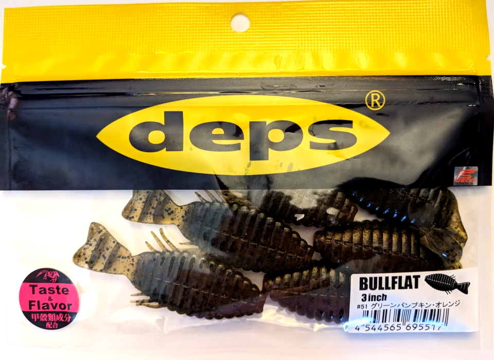 Deps Bull Flat Bullflat 3inch 3.8inch 4.8inch 5.8inch JDM Lure | eBay