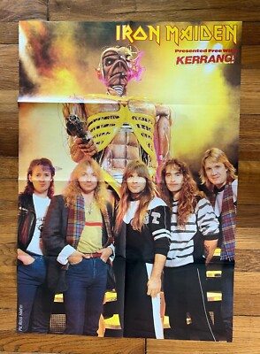 Iron Maiden / Doro Pesch of Warlock RARE original [Kerrang] poster | eBay
