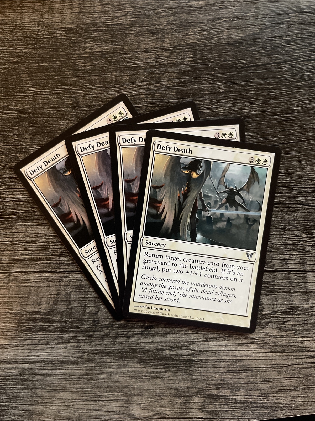 MTG+Defy+Death+Avacyn+Restored+16%2F244+Regular+Uncommon for sale ...