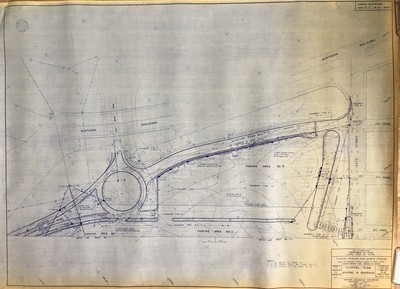 1964 SHEA STADIUM, NY METS, GENERAL PLAN GRADING&DRAINAGE T3 BLUEPRINT ...