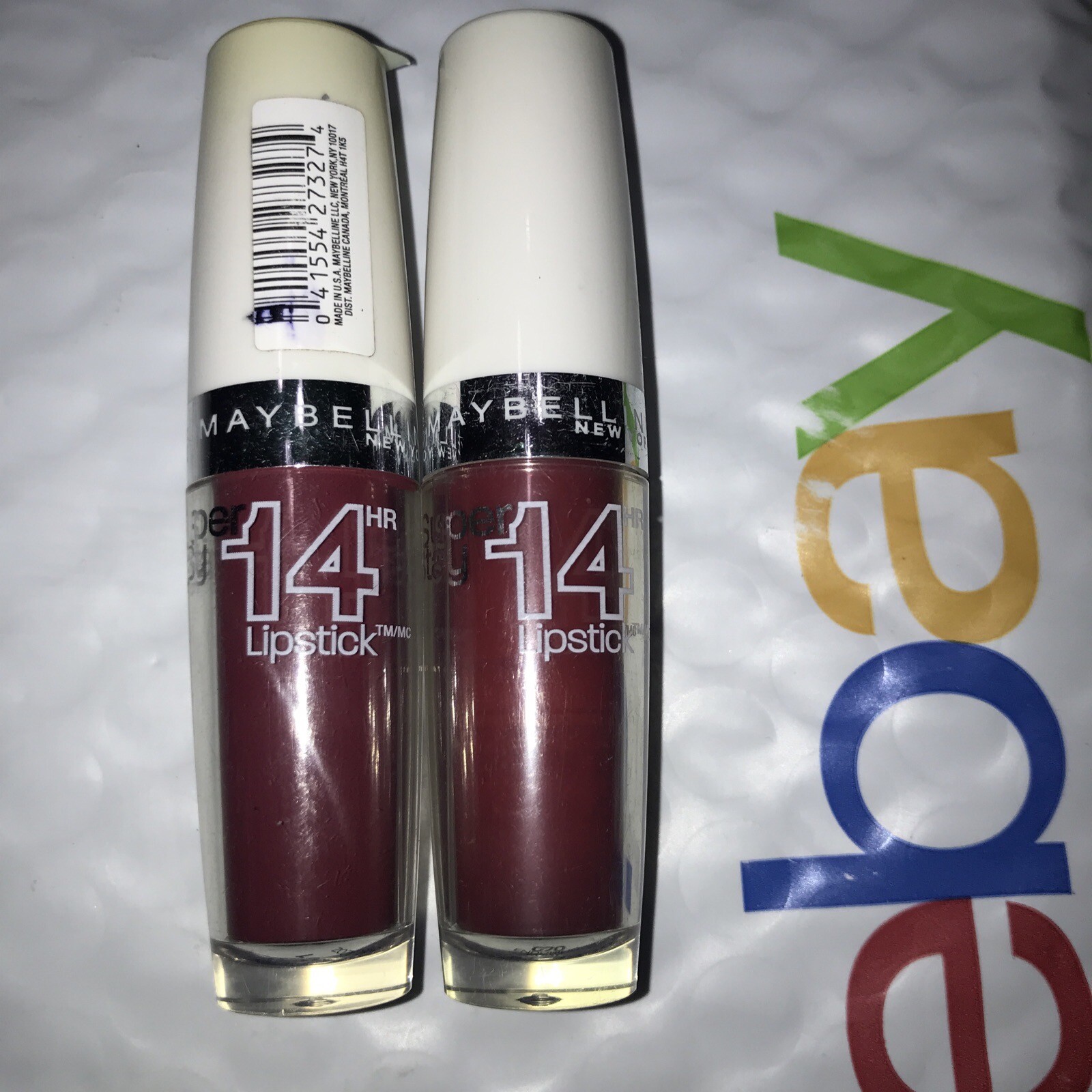 2 Tube Lot MAYBELLINE Super Stay 14 Hr Lipstick 070 ENDURING RUBY uns NWOB Flaw | eBay