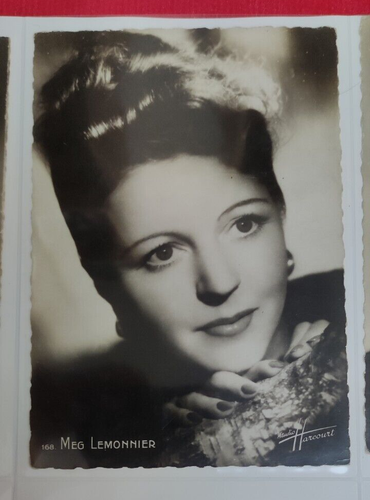 CP PHOTO: Artiste Comédien: Meg LEMONNIER Photo Studio HARCOURT Paris N ...