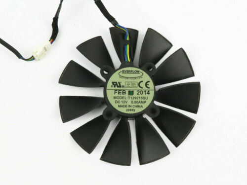 Pair Fans Cooler Fan For ASUS GTX 980 970 GTX 780Ti T129215SU 95mm ...