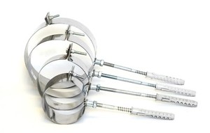 Stainless Steel Chimney Pipe Bracket Flue Liner Clamp Stove Tube ...