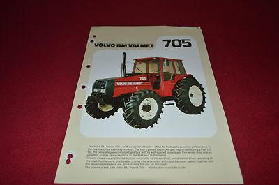 Volvo BM Valmet 705 Tractor Dealer's Brochure DCPA6 | eBay