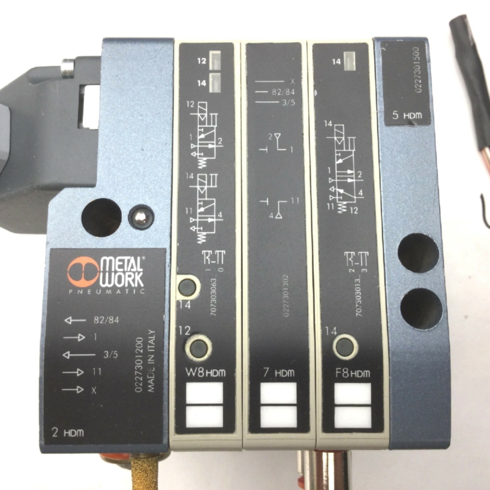 Metal Works Solenoid Valve Bank, 2x HDM, W8 HDM, 7 HDM, F8 HDM & 5 HDM ...