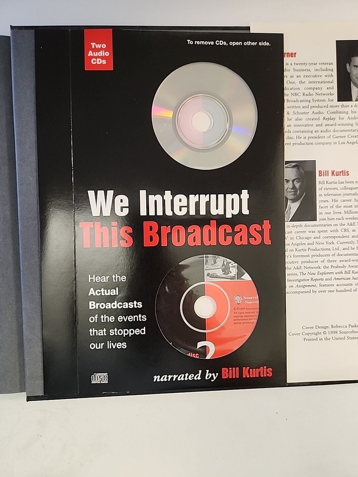 We Interrupt This Broadcast : Relive the Events That Stopped Our Lives. . . from 9781570713286| eBay