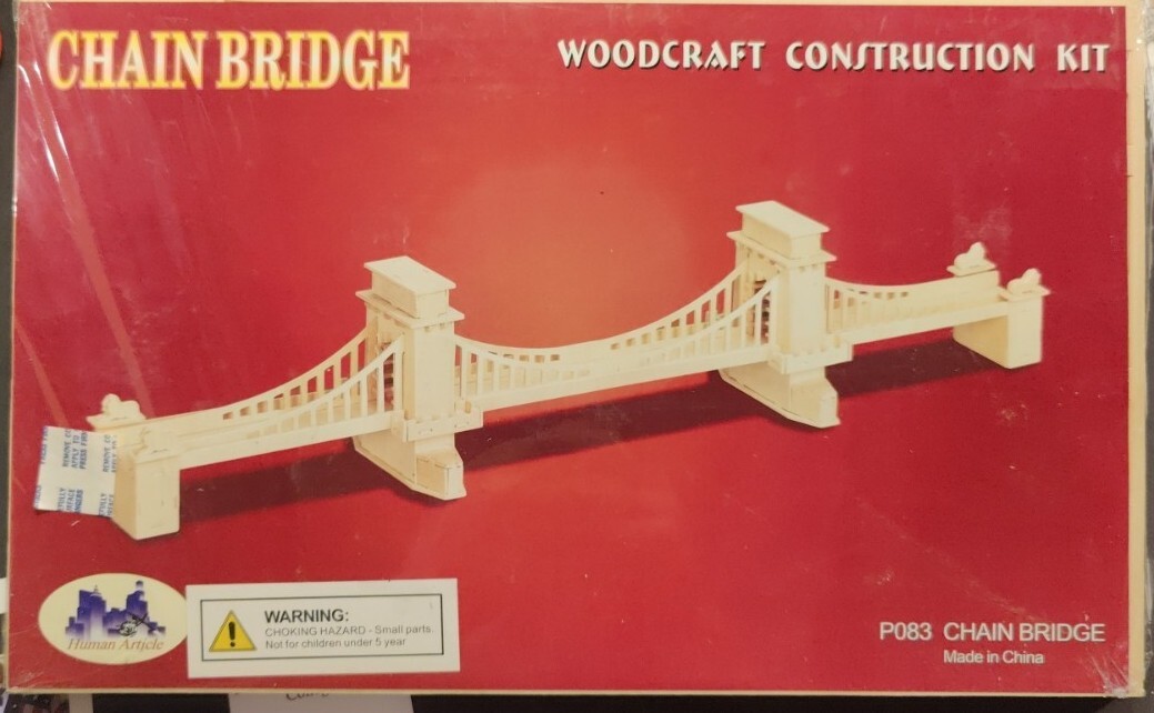 3 WOODCRAFT CHAIN BRIDGE CONSTRUCTION KIT PO83 BRAND NEW | eBay