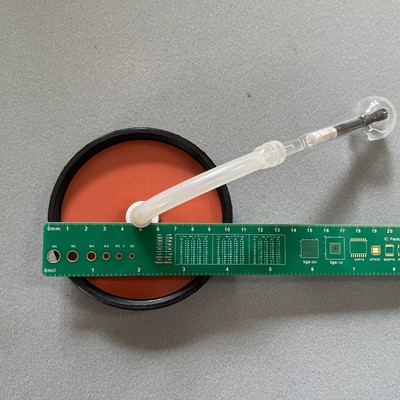 100mm Microcarrier Spinner Flask Cap w/Magna Flex, bulb-shaped glass ...