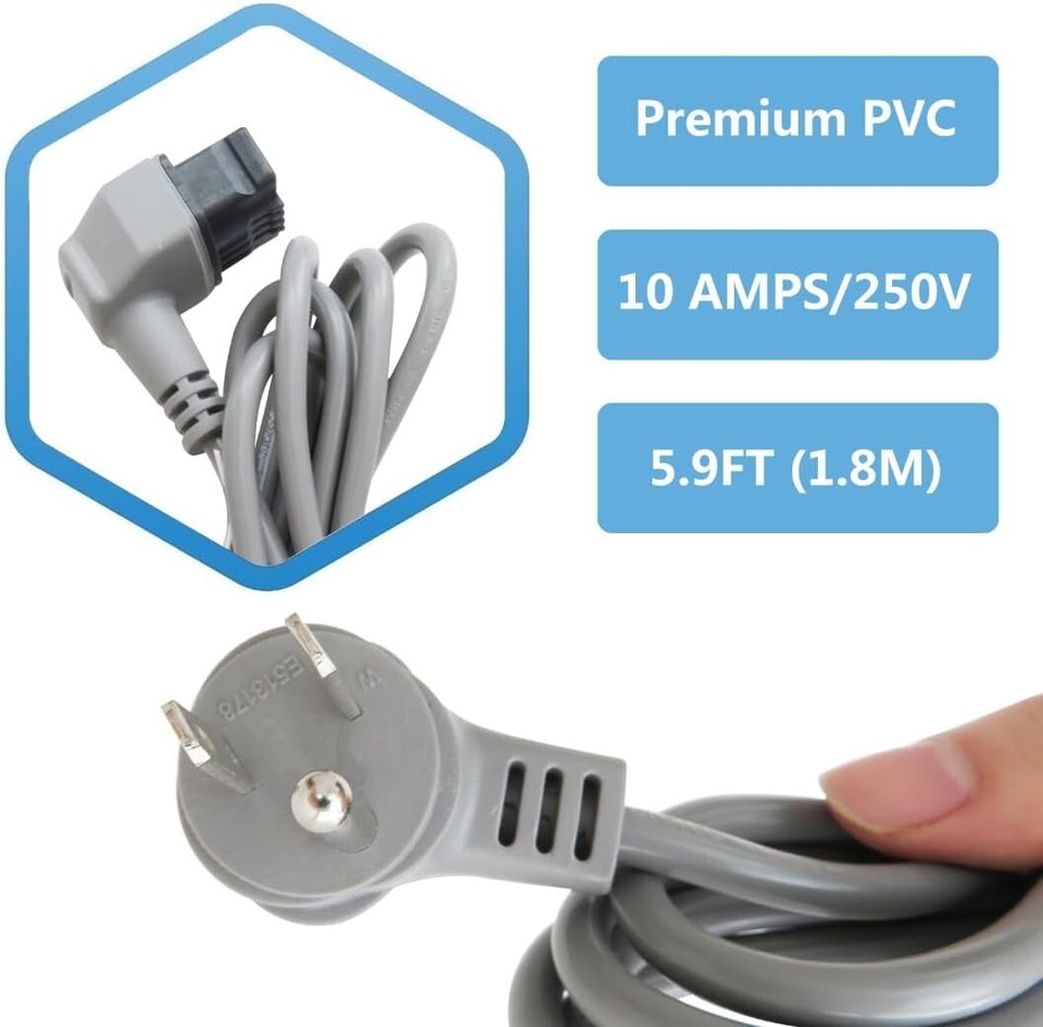 Plug Power Cord for Bosch 300/500/800 Series Dishwashers Replace ...