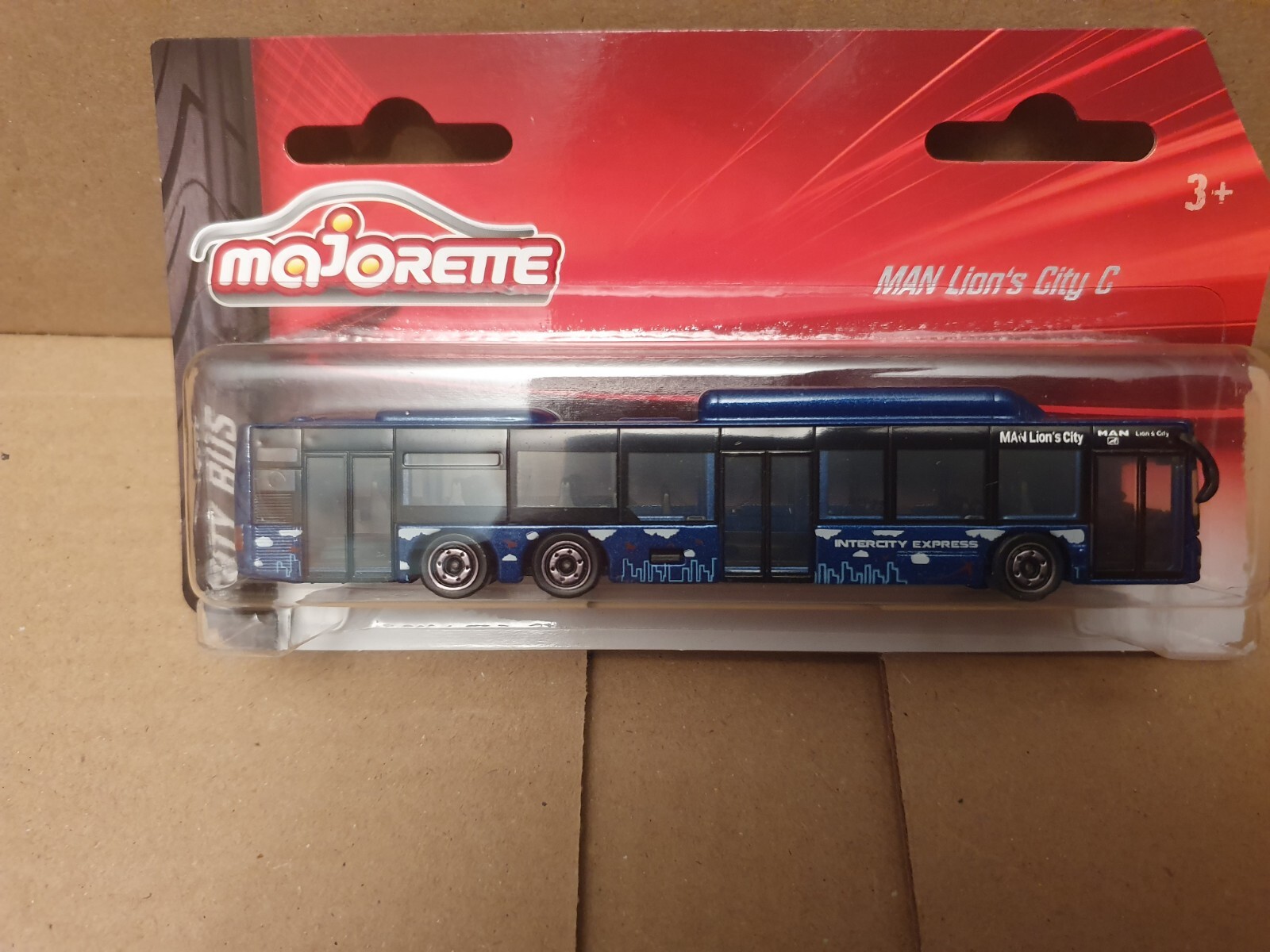MAJORETTE M.A.N. LIONS CITY C new on card City Bus Intercity Express | eBay