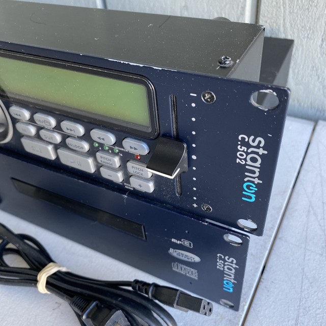 Stanton C.502 Dual Rackmount DJ CD Player With Mp3 Playback for sale ...