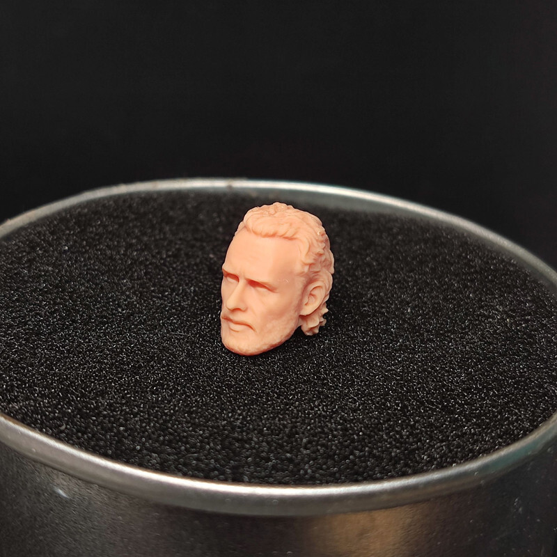 Blank 1/24 Scale The Walking Dead Rick Head Sculpt Unpainted Fit 2.5 ...
