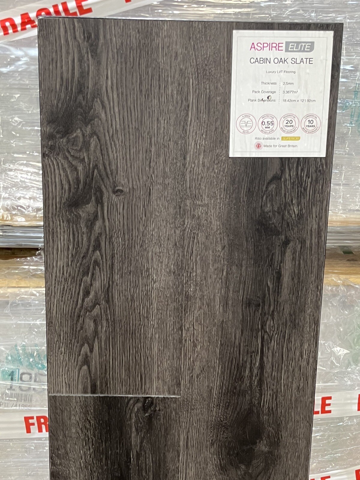 “CLEARANCE “ELITE FOUNDRY OAK LVT.LUXURY-VINYL TILE NON CLICK FLOORING ...