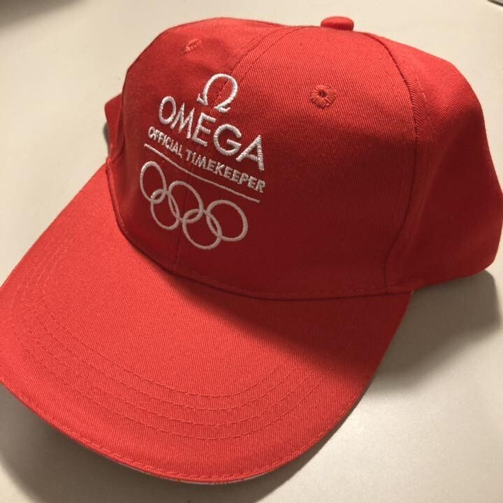OMEGA Original TOKYO 2020 Official Time keeper Logo embroidery Red ...