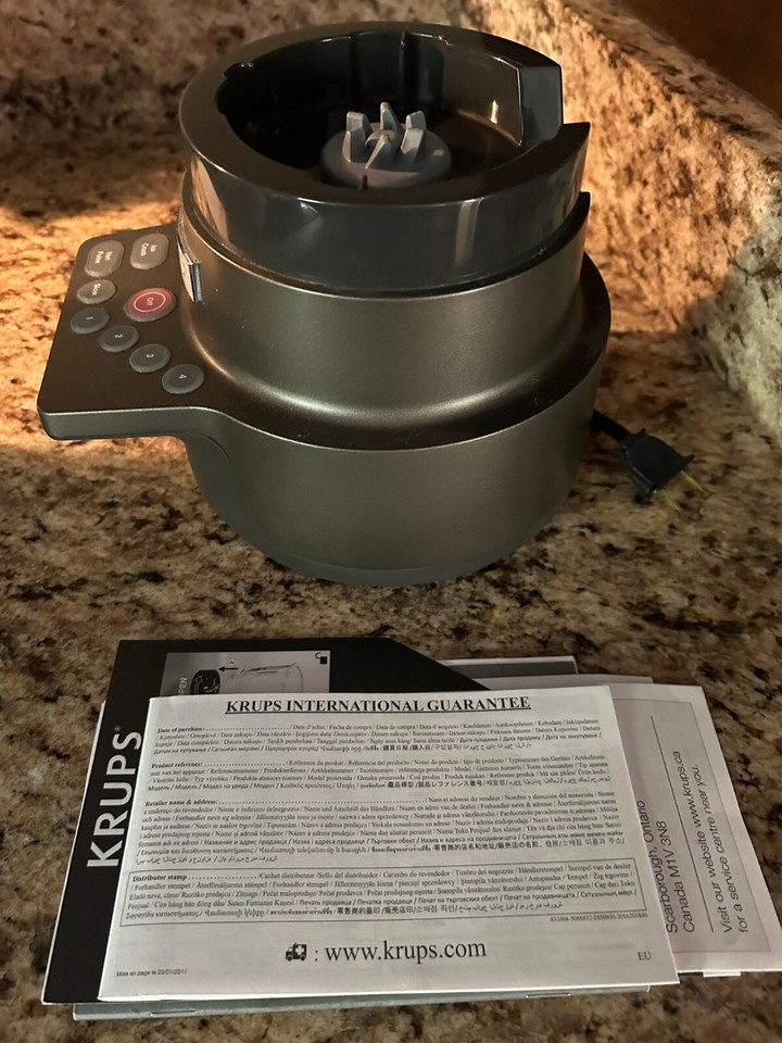 Krups 5-Speed Blender Pulser KB790 1000 Watt Unit Base Motor WILL BE ...