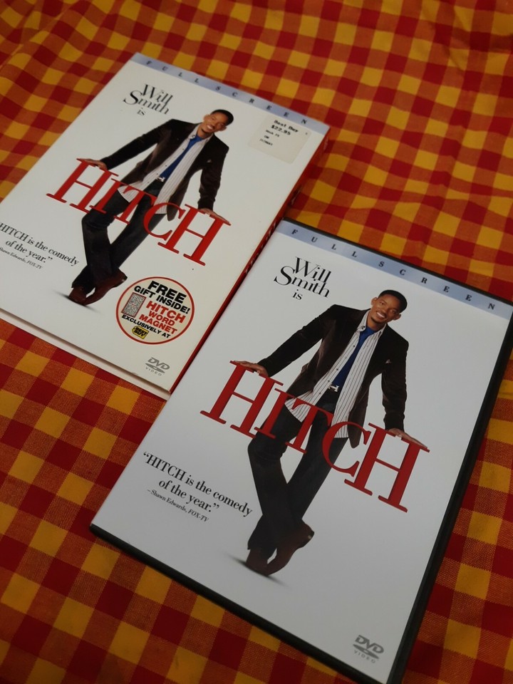 Will Smith is HITCH (DVD, 2005, Full Frame) Eva Mendes, Kevin James ...