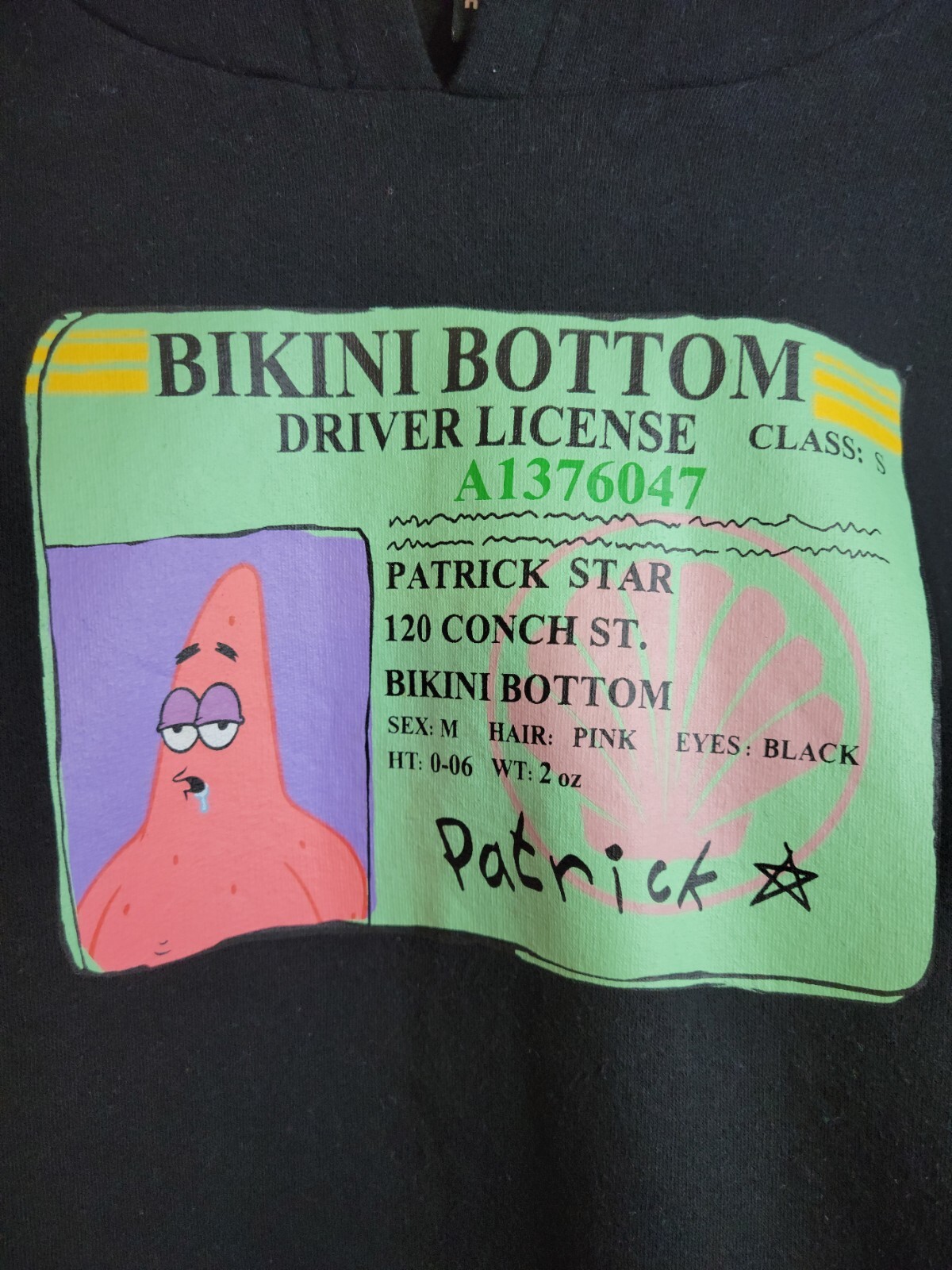 Nickelodeon Bikini Bottom Driver License Patrick Grap… - Gem