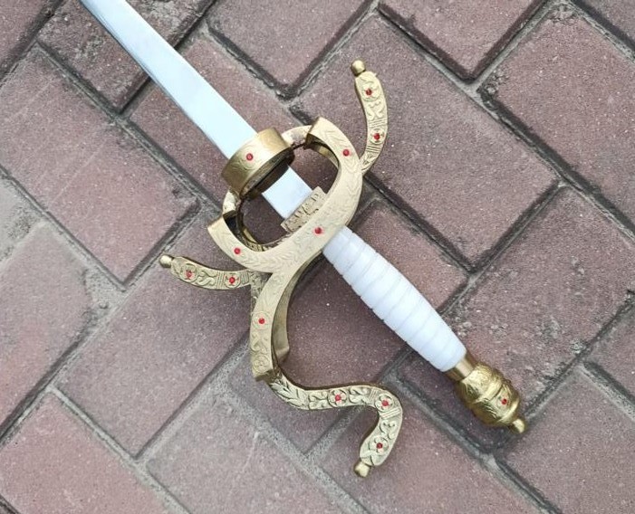 Handmade Inigo Montoya Sword | The Princess Bride Replica | Gold Hilt ...