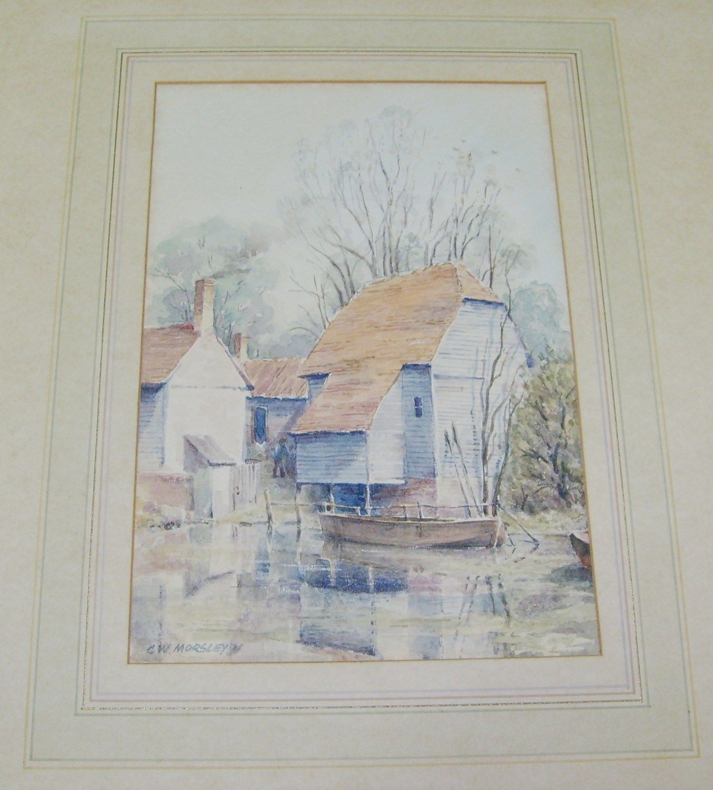 C W Morsley: 3 Original Watercolours (the Fells) Signed/Dated Perfect ...