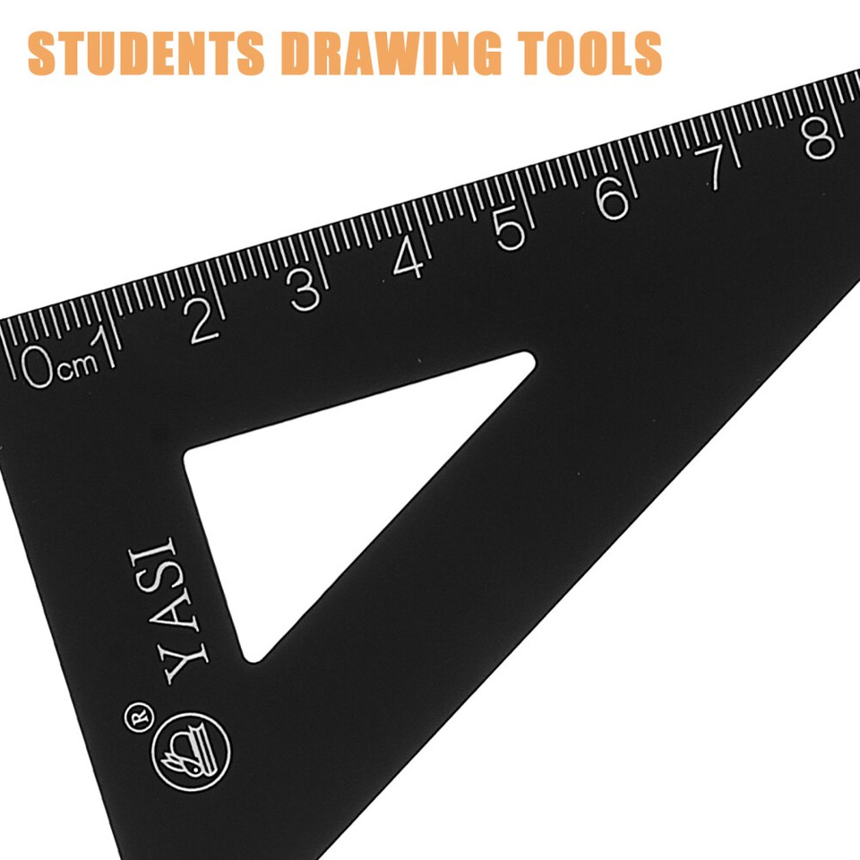 Ruler Set Student Classroom Math Geometry Tool Professional Drafting ...