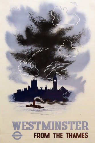 London Underground Westminster Poster by Vintage Travel Posters Giclee ...