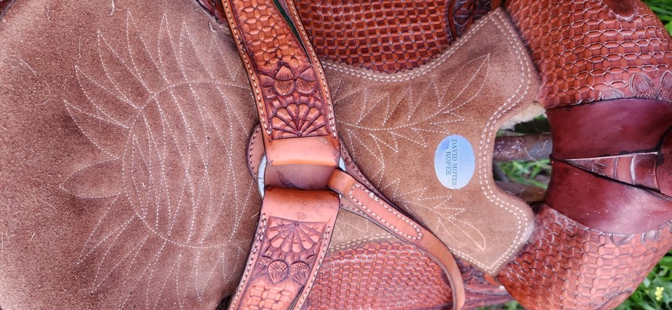16 inch David Motes roping saddle by Dale Fredricks Saddlesmith | eBay