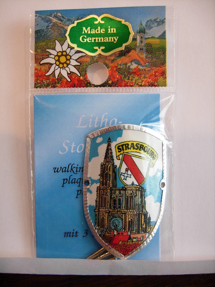 Strasbourg France New Shield Hiking Badge Stocknagel Medallion G9839 | eBay